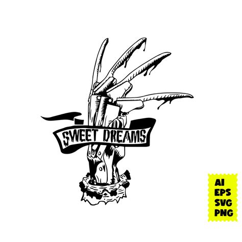 Freddy Krueger Sweet Dreams Svg Freddy Kruege Svg Horror M Inspire