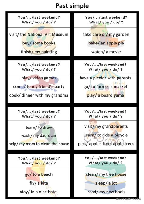 Simple Past Speaking Drillin English Esl Worksheets Pdf Doc
