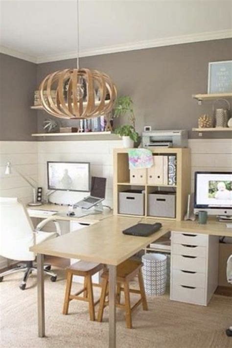Conseils déco Comment aménager un double bureau chez soi Cocon