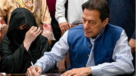 Imran Khan Pakistan Ex PM And Wife Bushra Bibi Jailed For Illegal