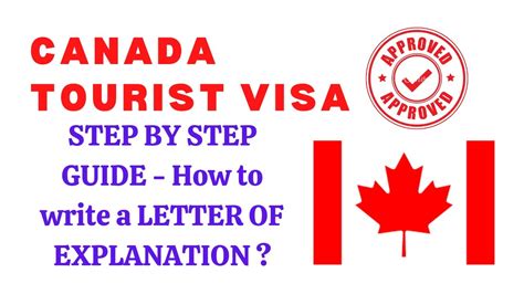 Purpose Of Travel Canada Visitor Visa Sample Letter