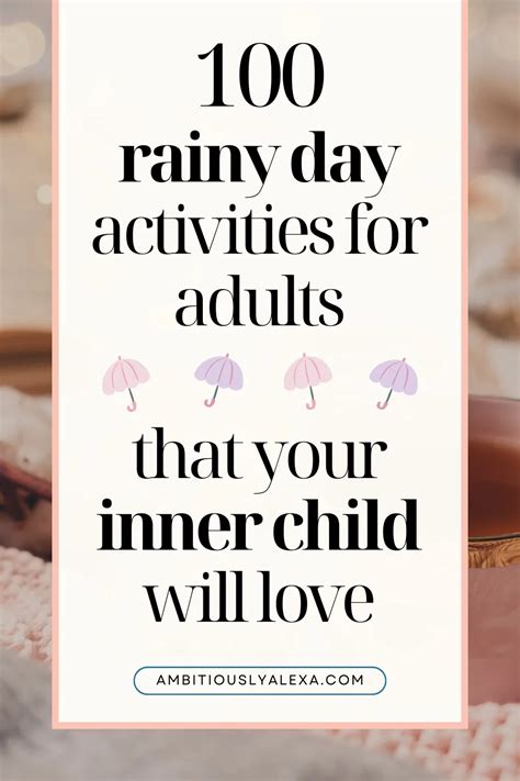 100 Things To Do On A Rainy Day For Adults Boredom Busters