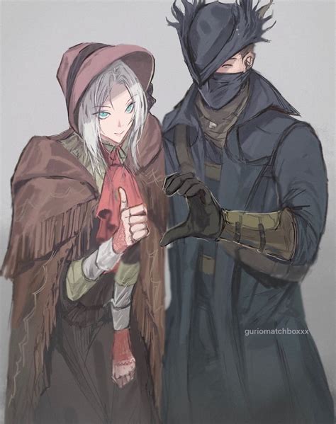 Hunter And Plain Doll Bloodborne And 1 More Drawn By Guri Otoko