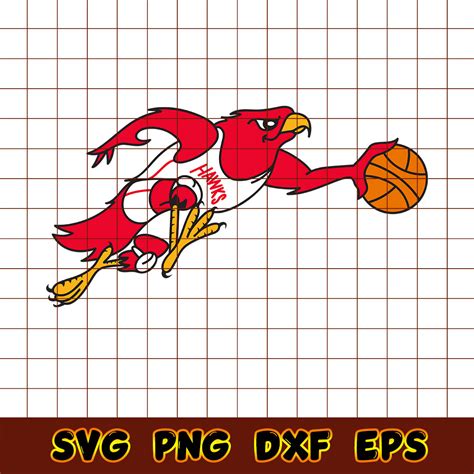 Atlanta Hawks NBA Basketball Logo Svg NBA NBA Svg NBA Log Inspire