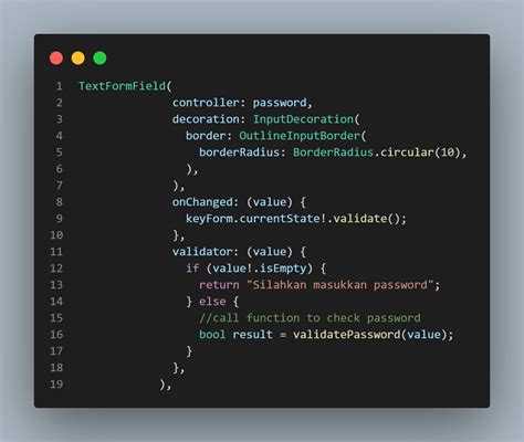flutter membuat password strength checker baraja coding