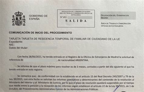 Cómo tramitar la residencia de familiar de ciudadano de la Unión