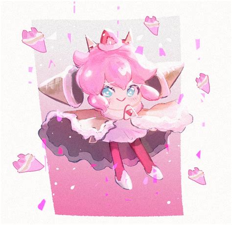 Strawberry Crepe Cookie Cookie Run Drawn By Kuro Chorou Danbooru