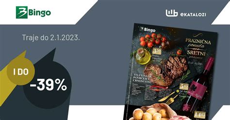BINGO katalog JANUAR 2023 SNIŽENJE I Do 51 sniženje traje od 3 1 do