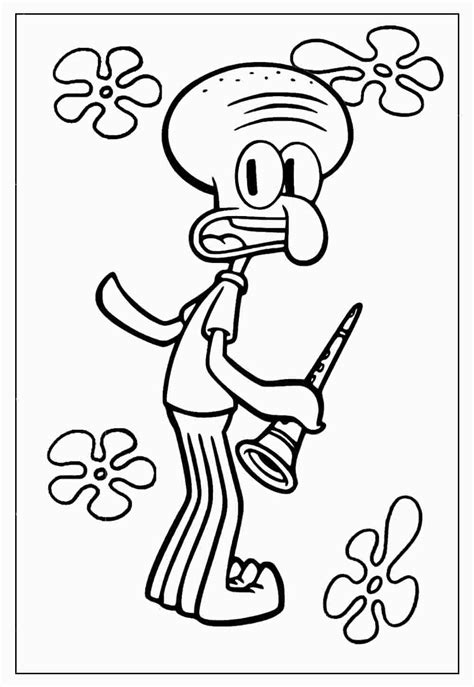 Desenhos Do Lula Molusco Para Colorir Bora Colorir