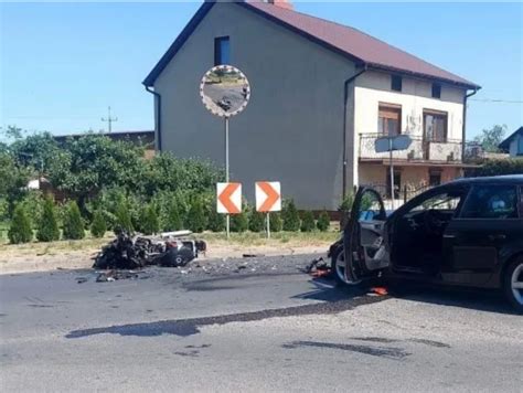 Tragiczny wypadek Nie żyje motocyklista Codzienny Poznań