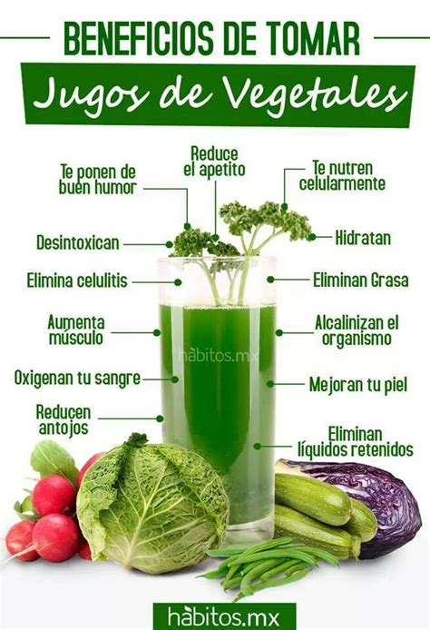 BENEFICIOS DE LOS JUGOS DE VEGETALES Estos son unos por que tienen más