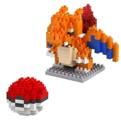 Blocs de Construction Pokémon Dracaufeu Et Pokéball La Pokémon Boutique