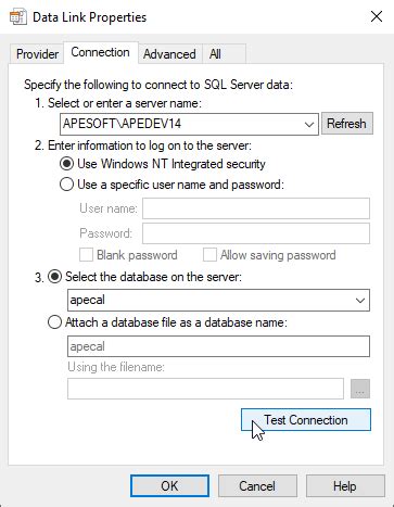 Troubleshoot SQL Server Connection Calibration Control