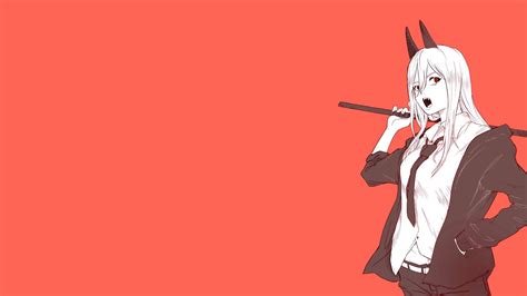 Chainsaw Man Power Desktop Wallpapers Wallpaper Cave