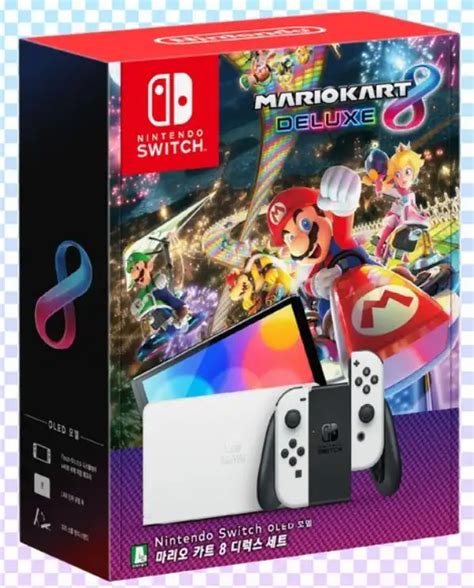 Nintendo Switch OLED Model Mario Kart 8 Deluxe Bundle KOR
