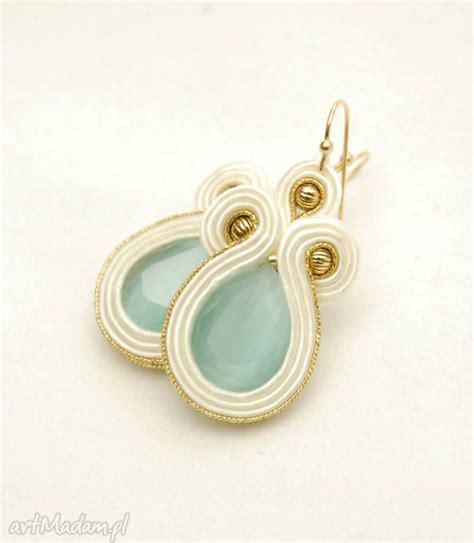 Unikatowe Kolczyki Sutasz Z Kocim Okiem Art Madam Pl Soutache