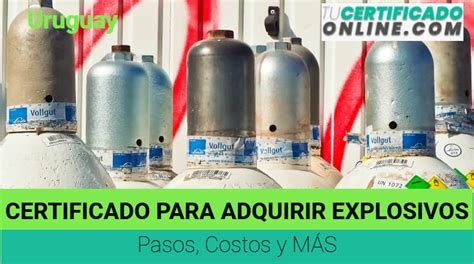 ᐈ Certificado para Adquirir Explosivos Pasos Costos y MÁS