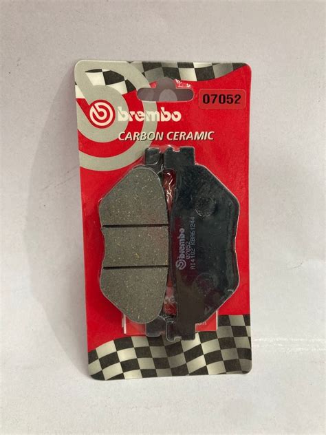 PASTILHA FREIO BREMBO CARBONO CERAMICA TRASEIRA 07052CC