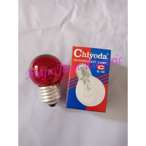 Jual Lampu Bohlam Pijar Chiyoda Incandescent Lamp 5 W Watt ISI 4 PCS