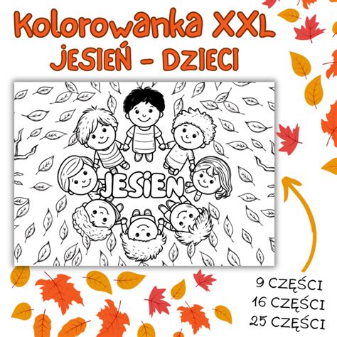 DZIECI Jesień KOLOROWANKA XXL Sklep online