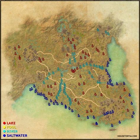 ESO Fishing Map Murkmire House Tertia