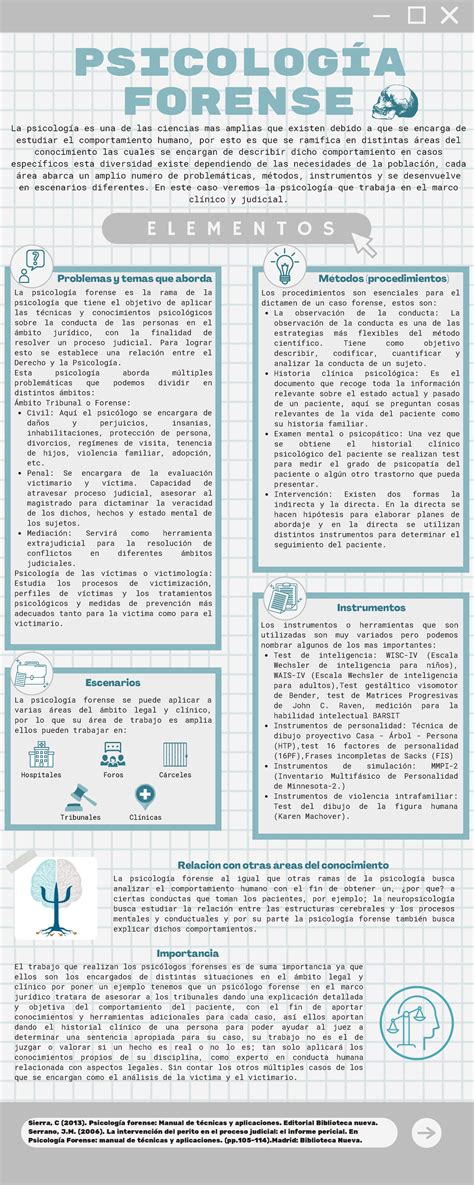 Infograf A De La Psicolog A Forense Civil Aqu El Psic Logo Se