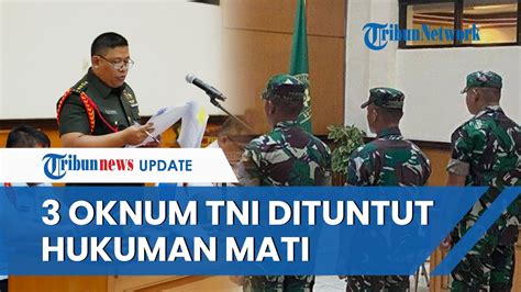3 Oknum TNI Pembunuh Imam Masykur Dituntut Hukuman Mati Tundukan