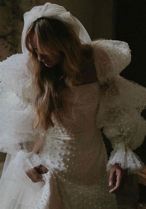 50 Wedding Dress Trends 2023 Pearl Wedding Dress Pull Long Sleeves