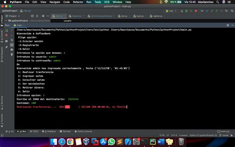 código de python cajero automático python poo con mysql