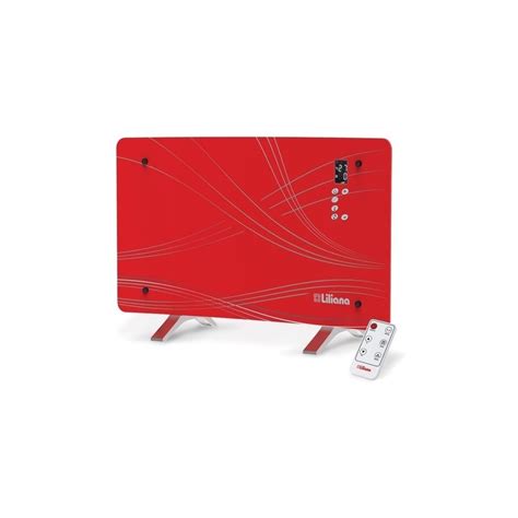 Calefactor Eléctrico Panel Liliana Ppv510 Rojo Y Gris ICBC Mall