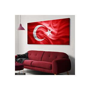 Evinemoda Türk Bayrağı Kanvas Canvas Tablo Tablo