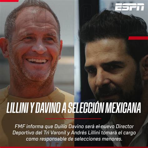 ESPN mx on Twitter Andrés Lillini y Duilio Davino llegan a la