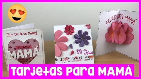 TARJETAS PARA MAMÁ Especial día de las madres Aprendo en casa