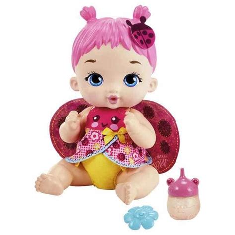 Poupon Bébé Coccinelle Rose boit et fait pipi My Garden Baby Mattel
