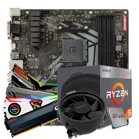 Kit Upgrade Placa Mãe Processador AMD Ryzen Memória