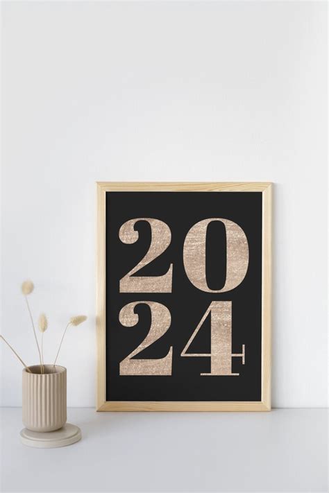 2024 Glitzer Silvester Dekor Druckbare Silvester NYE Decor Etsy De