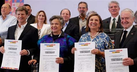 Frente Amplio por México Qué sigue para los cuatro aspirantes que