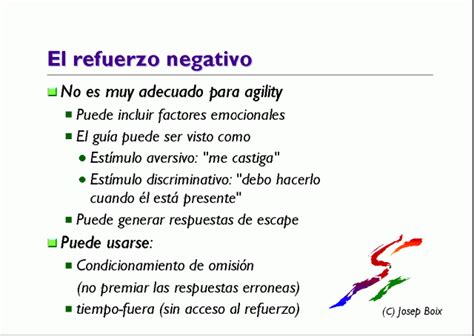 El Refuerzo Negativo