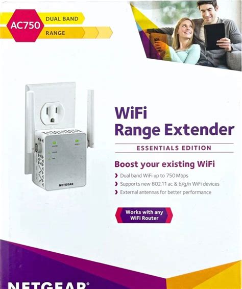 AC750 WiFi Range Extender EX3700 Dual Band WiFi Range Extender
