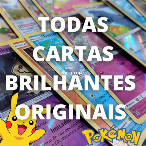 Cole O Pok Mon Cartas Originais Brilhantes Carta Ultra