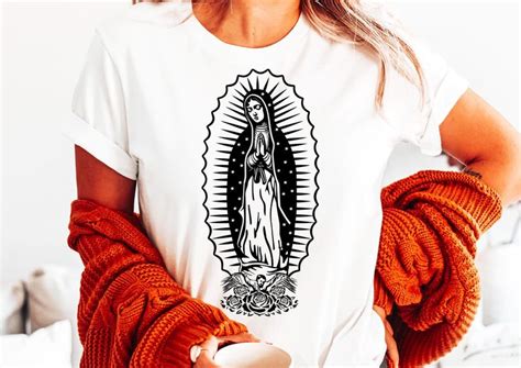 Virgen De Guadalupe SVG PNG Virgin Mary Cricut Svg Mother Mary Svg