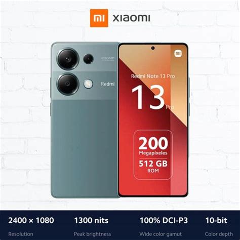 XIAOMI Redmi Note 13 Pro 6 67 AMOLED 12 512 GB Octa Core 200MP