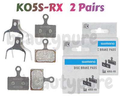 2 Pairs Shimano BR R9170 K05S RX Resin Disc Brake Pads Spring K05S