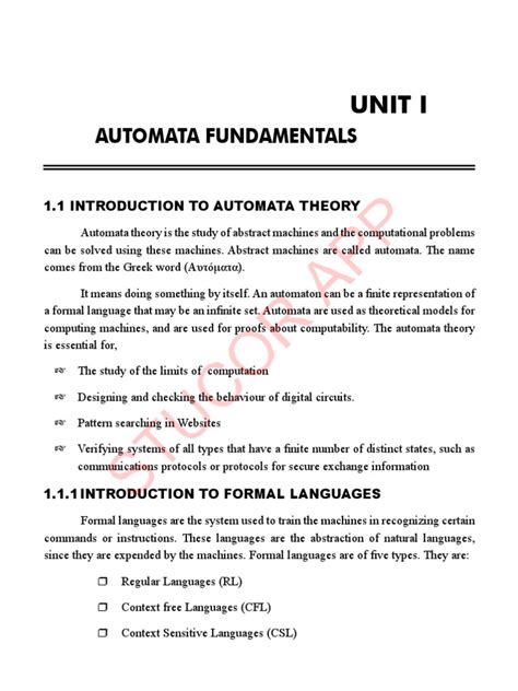 flat notes pdf mathematical proof automata theory