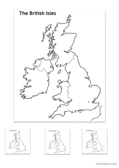 The British Isles Recap Worksheet Fran Ais Fle Fiches Pedagogiques Pdf