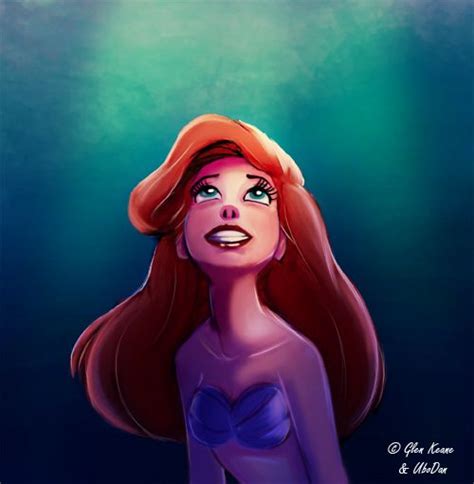 Ariel Coloring Glen Keane Sketch By Ubodan On Deviantart Ariel Color Mermaid Coloring