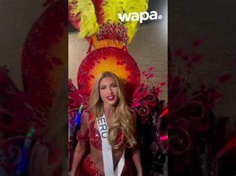 Alessia Rovegno y su impactante traje típico para el Miss Universo