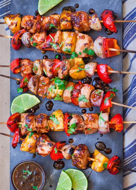 Hawaiian Pork Kebabs Tatyanas Everyday Food