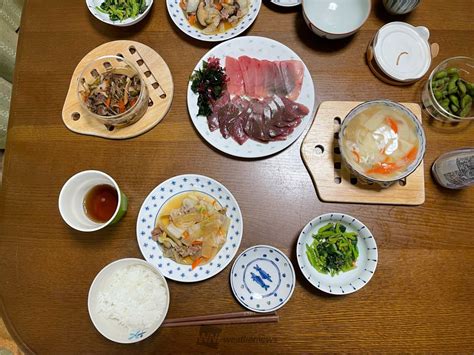 今日の晩御飯はビンチョウマグロと鰤のお刺 東京都世田谷区 はるはるはるまき ウェザーニュース