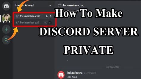 How To Make Private Discord Server Discord Voice Chat Private